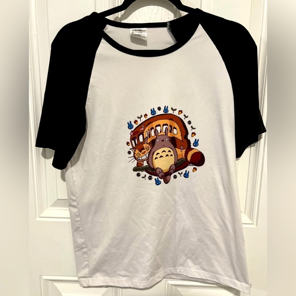 Studio Ghibli | Tops | Studio Ghibli My Neighbor Totoro Baseball Style ...